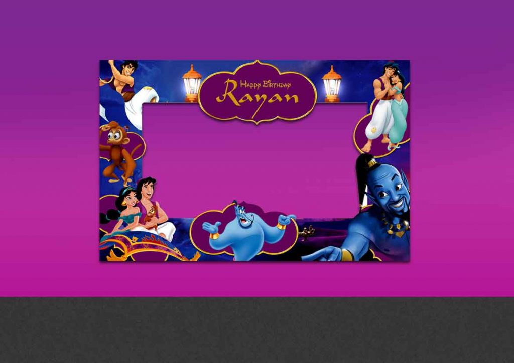 Aladdin Selfie Photobooth - Buy-Customised-Theme-Party-Supplies and ...