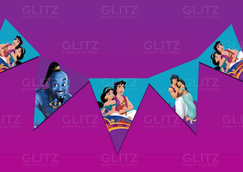 Aladdin Flag Banner - Buy-Customised-Theme-Party-Supplies and ...
