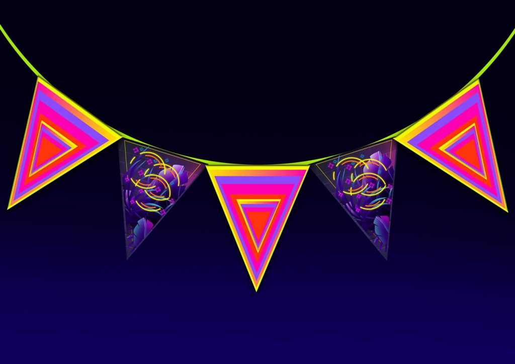 Neon Flag Banner - Buy-Customised-Theme-Party-Supplies and Decorations ...