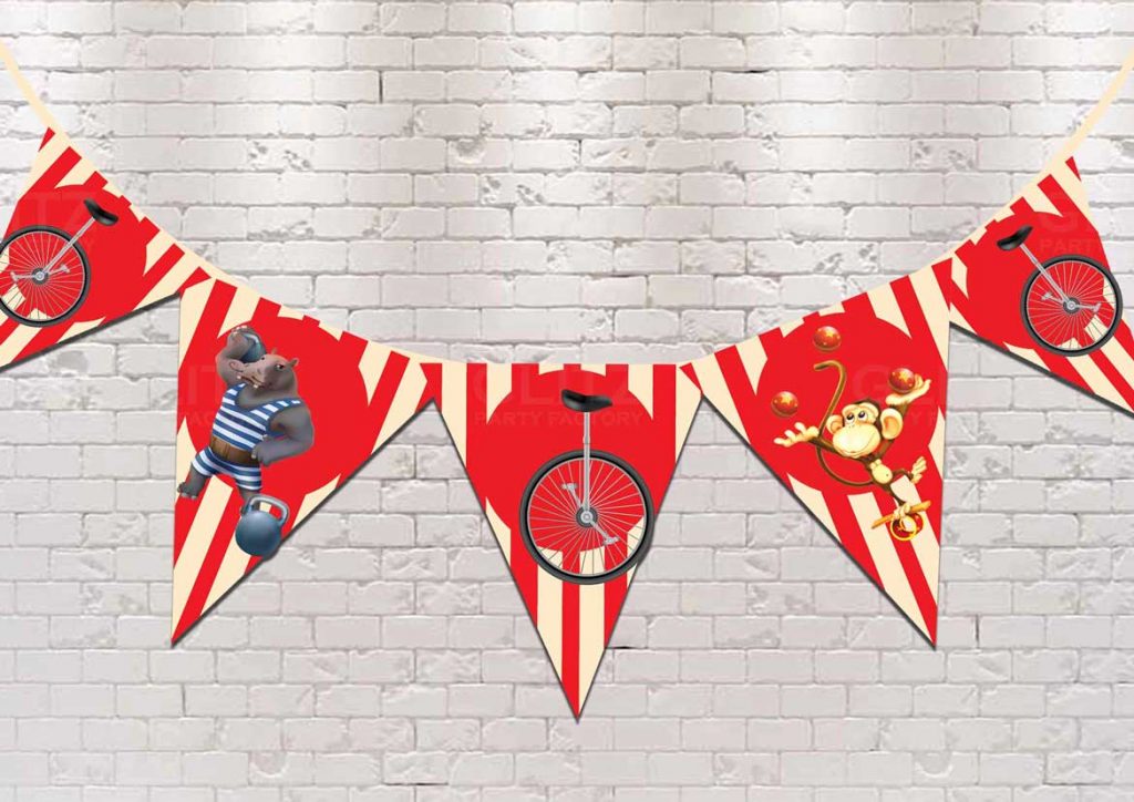 Circus Flag Banner - Buy-Customised-Theme-Party-Supplies and ...