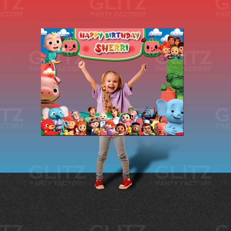 Cocomelon Selfie Photoframe - Buy-Customised-Theme-Party-Supplies and ...